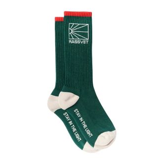 Rassvet Homme, Sous-v&ecirc;tements, Vert, Taille: M Logo Socks Knit