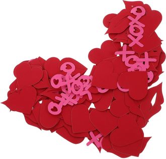 Lurrose Romantisches Herz Papierkonfetti Leichtes Streukonfetti f&uuml;r Valentinstag Hochzeit Dekoration Kreatives Design f&uuml;r Tischdeko Fotorequisiten Sichere Pap