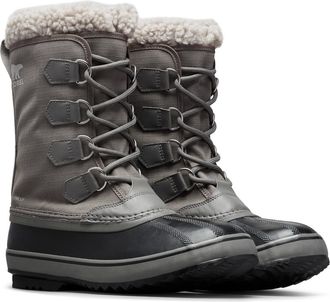 Sorel 1964 PAC NYLON WATERPROOF Schneestiefel für Herren, Grau (Quarry x Dove), 40.5 EU