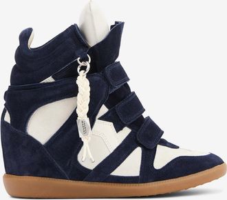 Isabel Marant Baskets Bekett Ring - Femme - Marine-&eacute;cru - Taille36 - Isabel Marant