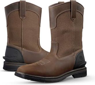 Carhartt Work in Progress Montana Bottes imperm&eacute;ables en caoutchouc pour homme Bout carr&eacute; 27,9 cm, marron, 39 EU