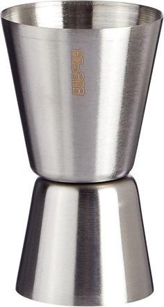 Ibili Ibili Doppel-Likörmessbecher 2 3 cl aus Edelstahl, silber, 4 x 4 x 7 cm