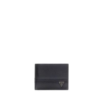 Guess Portefeuille compact en cuir de vache