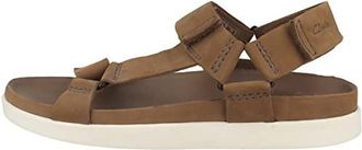 Clarks Homme Sunder Range Sandale, en Nubuck, 39.5 EU