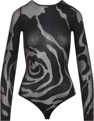 Wolford Femme, Tops, Noir, Taille: 40 FR Body String Rose Shadow