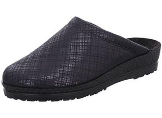 Rohde Chaussons Femme Neustadt-D 2297, Pointure:40 EU, La Couleur:Noir