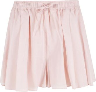 Federica Tosi Femme, Shorts, Rose, Taille: 38 FR Shorts en mousseline de coton