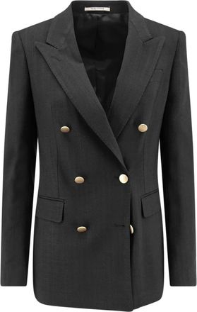 Tagliatore Femme, Vestes, Noir, Taille: 44 FR Blazer Crois&eacute;