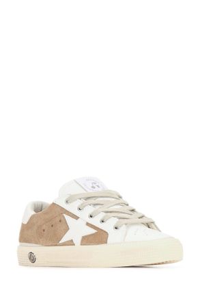 BONPOINT Boys Baskets May Bonpoint X Go Beige Sneaker