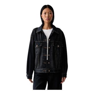 Levi's Femme, Vestes, Bleu, Taille: 38 FR 90S Trucker Jacket