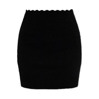 Chlo&eacute; Wollrock - - Skirts - Damen - Schwarzk - M