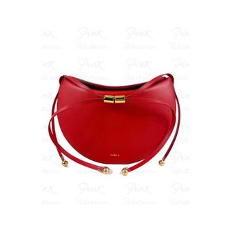 Furla Femme, Sacs, Rouge, Taille: ONE Size Moonstone M Shoulder Bag
