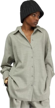 Semicouture Femme, Blouses et Chemises, Gris, Taille: 36 FR Chemises