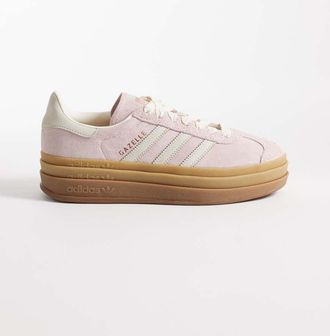 adidas Originals Gazelle Bold - Sneaker in Rosa und Wei&szlig;