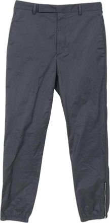 Prada pantalon à rayures (années 2010) - Bleu