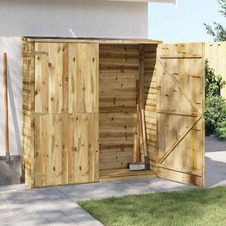 vidaXL Vidaxl - Abri &agrave; outils de jardin 163x50x171 cm Pin&egrave;de impr&eacute;gn&eacute;e