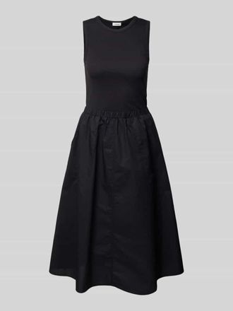 s.Oliver Red Label Regular Fit Midikleid aus Baumwoll-Mix