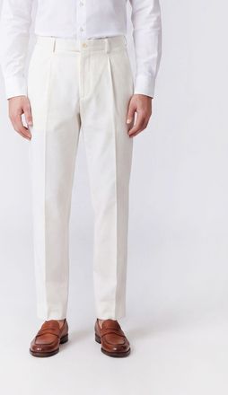 Eleventy Pantalon chino slim fit en coton stretch avec pinces