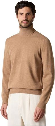 Brooks Brothers Homme, Pulls, Brun, Taille: M Lambswool Turtleneck