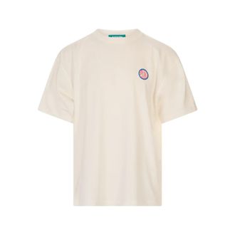 Barrow Barrow, Homme, Tops, Blanc, Taille: XS Jersey T-Shirt