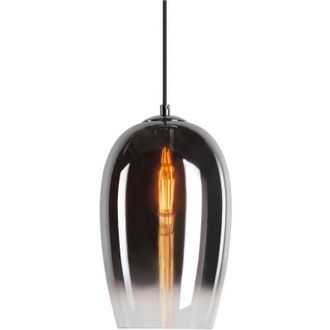 SLV Lampe &agrave; suspension en verre Pantilo verre fum&eacute; - &Oslash; 18cm - 1006398