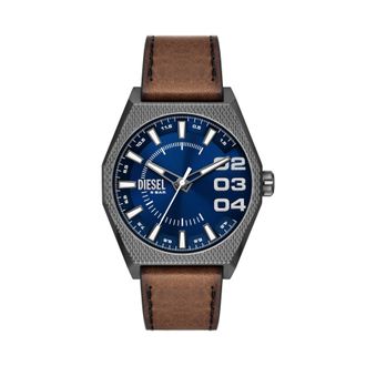 Diesel Uhr Diesel Double Scraper DZ2189 Braun
