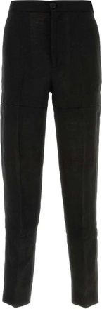 SETCHU Setchu, Homme, Pantalons, Noir, Taille: M Hook & Eye Pants Linen