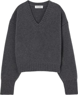 Róhe Femme, Pulls, Gris, Taille: 42 FR Hw25 Pull V-neck