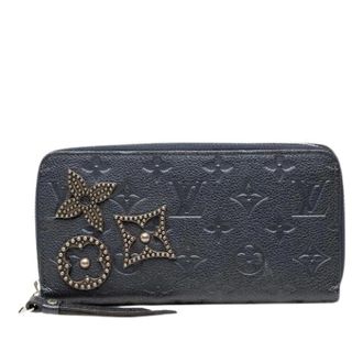 Louis Vuitton Portefeuille Pre-owned en toile - Femme - Pre-owned - Bleu - Taille: ONE Size