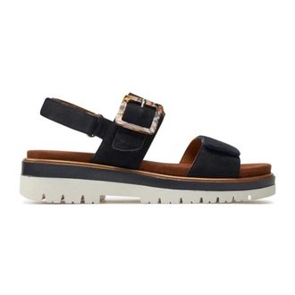 Ara Blaue flache Sandalen - - Shoes - Damen - Blau - 40 EU