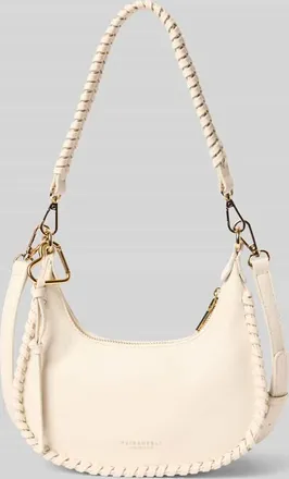 Seidenfelt Manufaktur Half Moon Bag mit Label-Detail Modell LILJENDAL