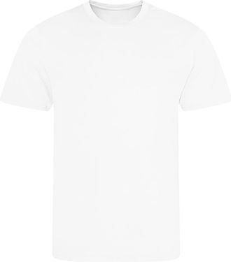 Awdis Herren Cooles recyceltes T-Shirt, Wei&szlig; (Arctic White), XL