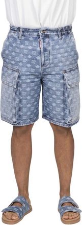 Dsquared2 Homme, Shorts, Bleu, Taille: M Bermuda Utility 470