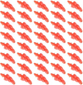 SOLUSTRE 100 St&uuml;ck Kunststoff Schneemann Nasen Zubeh&ouml;r Selbstgemacht Bastelset f&uuml;r Winter Schneemannbau