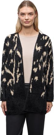 Street One Damen 2515411 Softer Jacquard Cardigan, Anthra Grey, 40