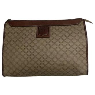 Celine Pochette Vintage Pre-owned - Femme - Pre-owned - Beige - Taille: ONE Size