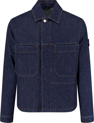 Stone Island Q100027 Indigo Denim-Rinsed Jacket