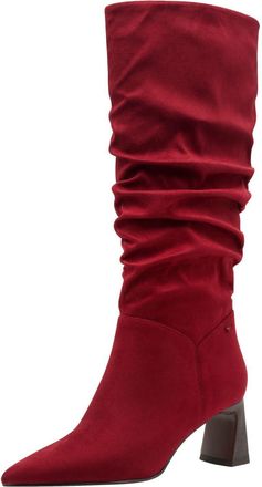 Tamaris Damen Stiefel Leder rot 37