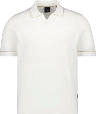 Bugatti Herren Polo-Shirt wei&szlig;