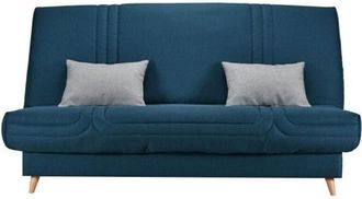 Les Tendances BULTEX Clic clac MONA 3 places - Tissu Bleu - L 192 x P 95 x H 101