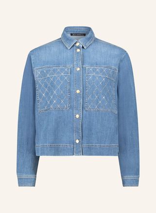 Betty Barclay Jeansbluse Mit Schmucksteinen blau