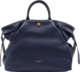 Gianni Chiarini Femme, Sacs, Bleu, Taille: ONE Size Claudette Leather Tote