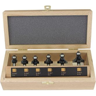 Fisch Abrundfr&auml;ser-Kassette hw 6-teilig - Fisch