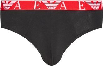 Emporio Armani Schwarze Briefs Stilvolle Unterw&auml;sche - - Underwear - Herren - Schwarzk - S
