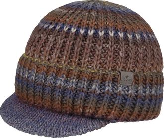 Lierys Viliona Strick-Schirmm&uuml;tze 50% Schurwolle Damen Made in Germany Winter braun One Size