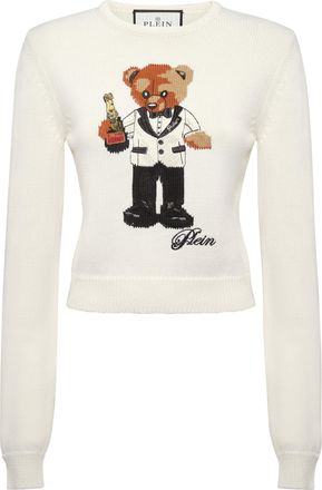 Philipp Plein Pullover Rundhalsausschnitt Ls Teddy
