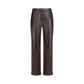 Liu Jo Schokoladenbeschichtete Hose Stilvolles Modell - - Trousers - Damen - Braun - XL