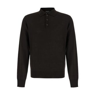 Emporio Armani Polo-Kragen - - Tops - Herren - Braun - L