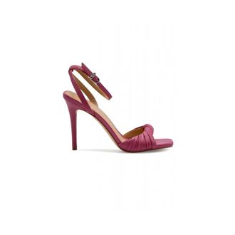 Michael Kors Femme, Chaussures, Rose, Taille: 38 1/2 EU Kiana Leather Sandal