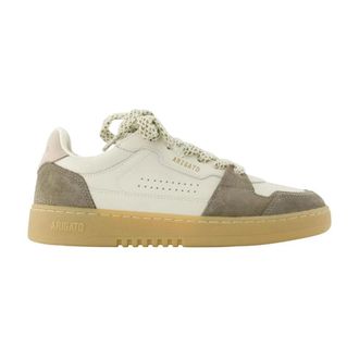 Axel Arigato Low Top Leder- und Wildleder-Panel-Sneaker - - Shoes - Damen - Wei&szlig; - 37 EU